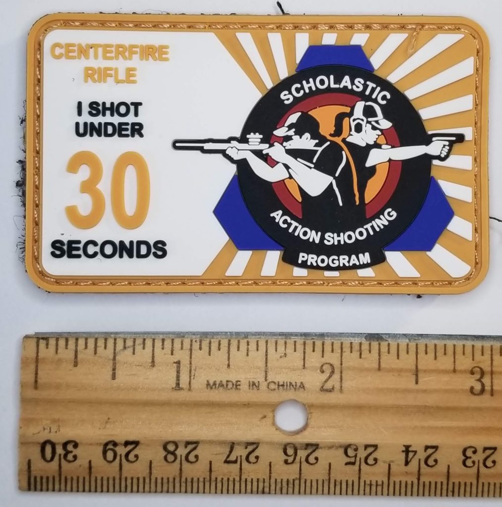 SASP Time Patches - SSSF - Scholastic Shooting Sports Foundation